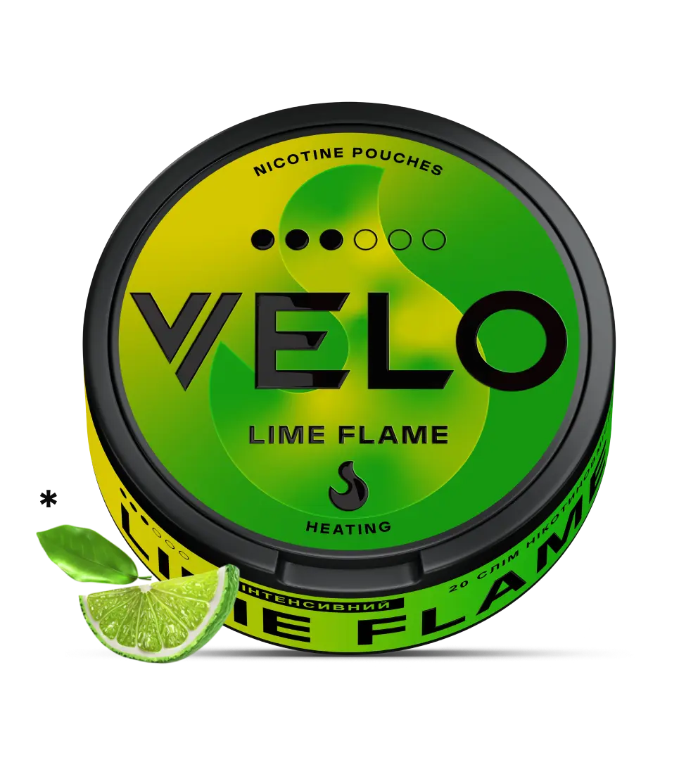 VELO Lime Flame 10 mg • Купити паучі в Києві та Україні• Вигідна Ціна ...